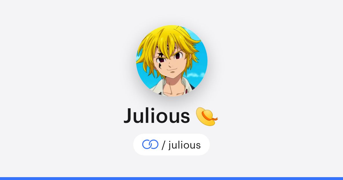 Julious 👒 (/julious) · solo.to