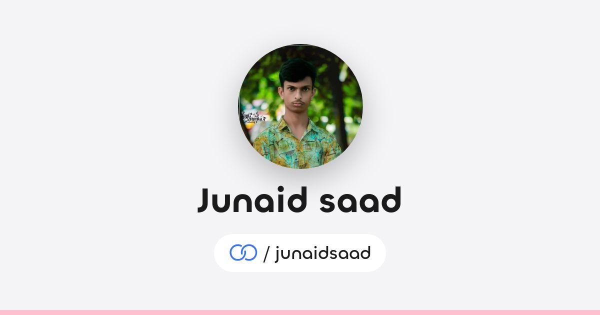 Junaid saad (/junaidsaad) · solo.to