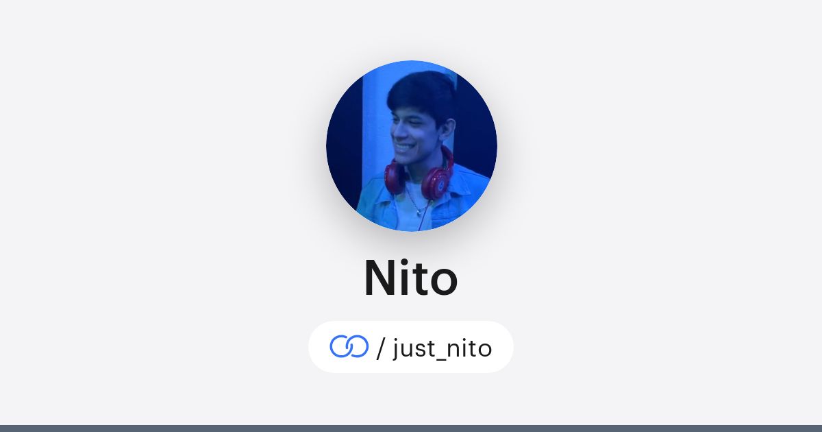 Nito (/just_nito) · solo.to