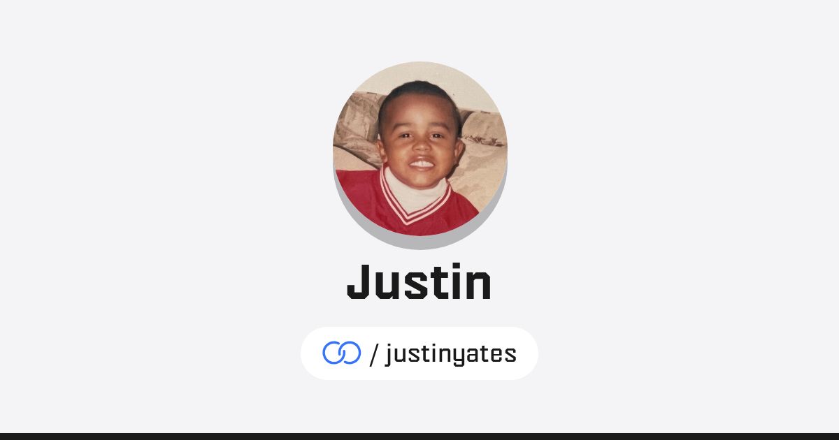 Justin (/justinyates) · solo.to