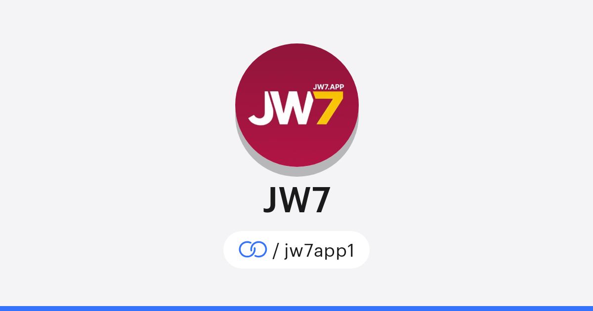 JW7 (/jw7app1) · solo.to