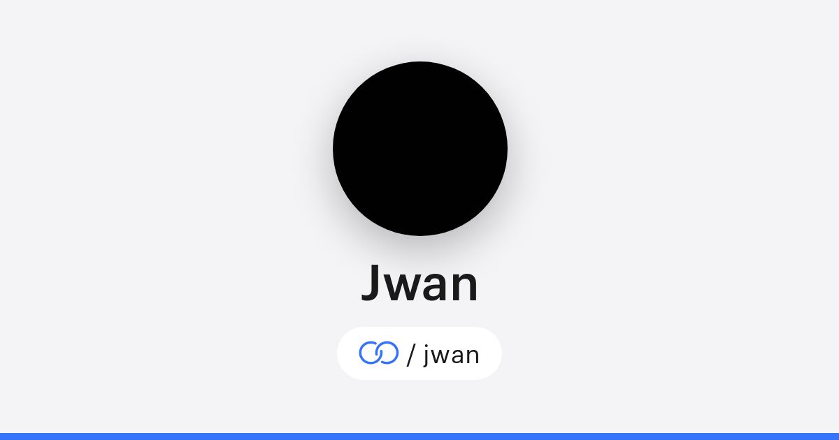Jwan · solo.to