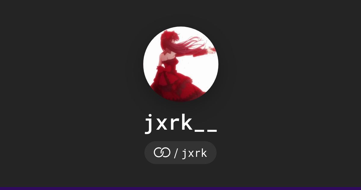 jxrk__ (/jxrk) · solo.to