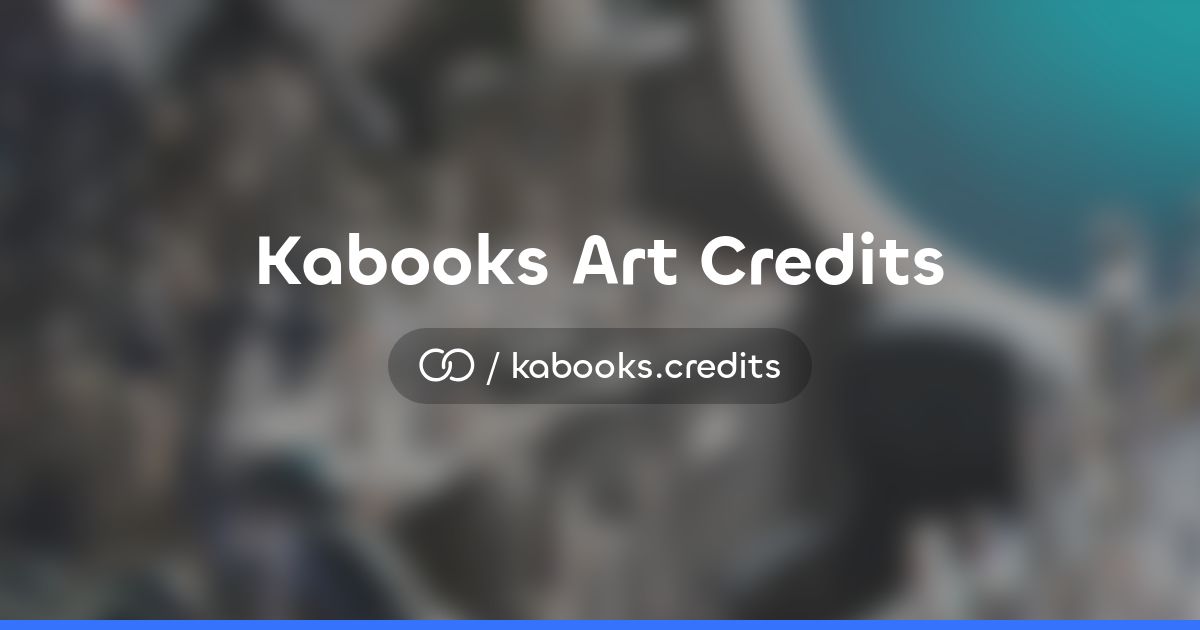 Kabooks Art Credits (/kabooks.credits)
