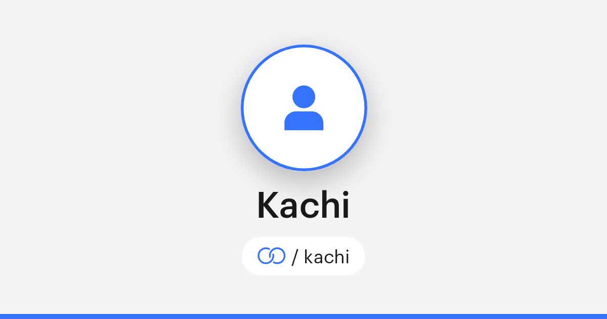 Kachi · solo.to
