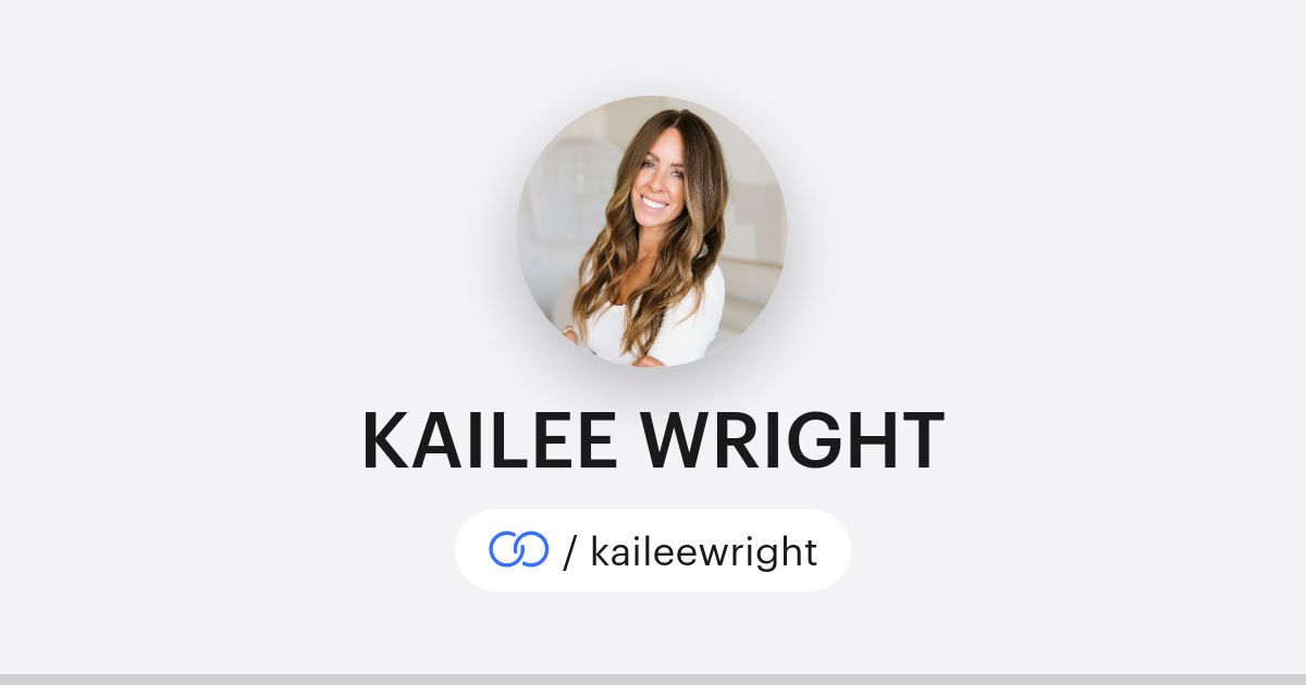 KAILEE WRIGHT (/kaileewright) · solo.to