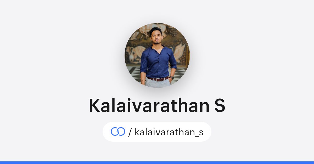 Kalaivarathan S (/kalaivarathan_s) · solo.to
