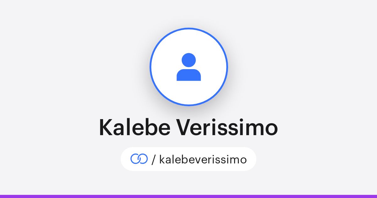 Kalebe Verissimo (/kalebeverissimo) · solo.to