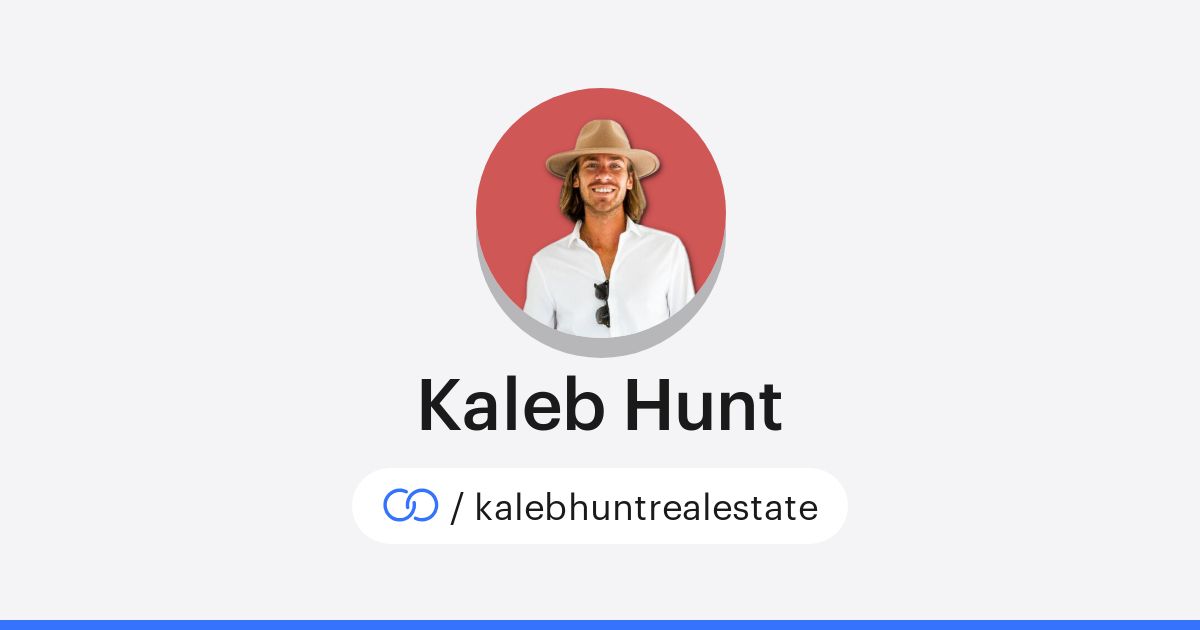 Kaleb Hunt (/kalebhuntrealestate) · solo.to