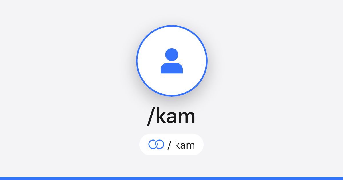 /kam · solo.to