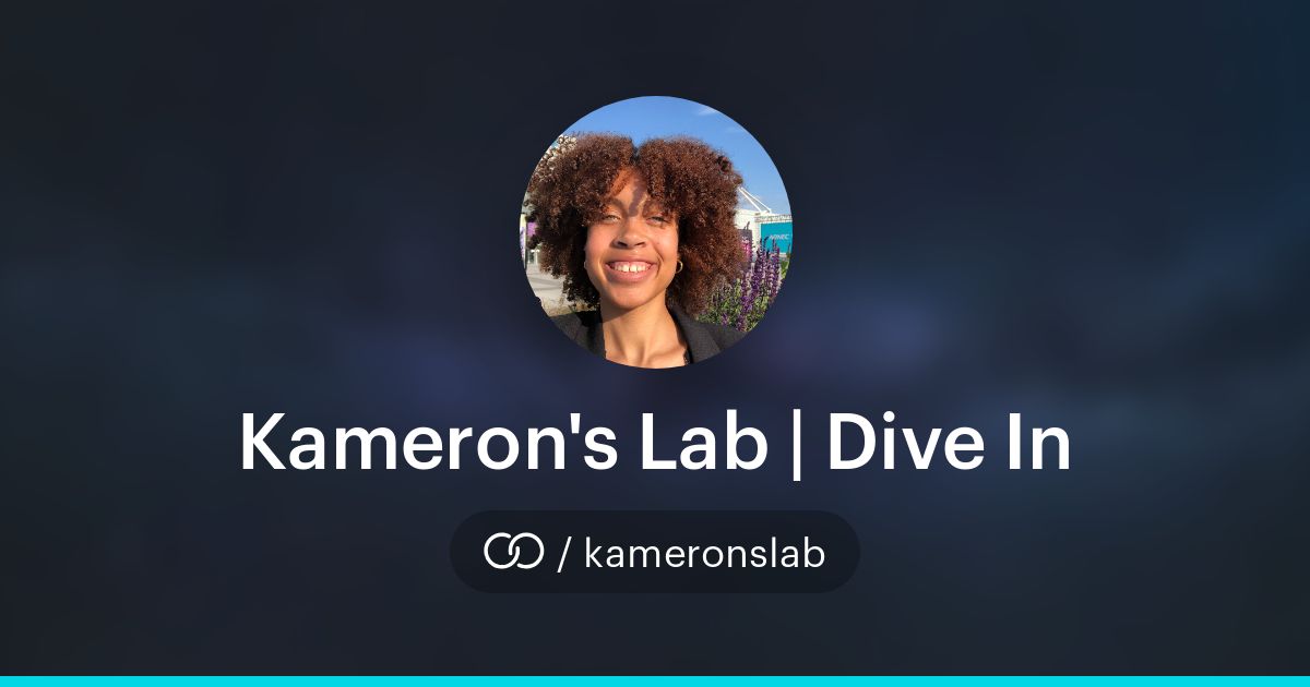 Kameron's Lab | Dive In (/kameronslab) · solo.to