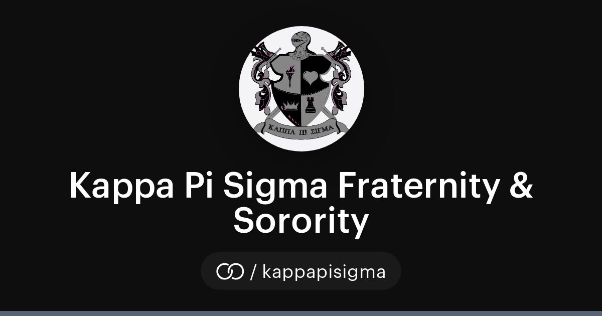Kappa Pi Sigma Fraternity & Sorority (/kappapisigma) · solo.to