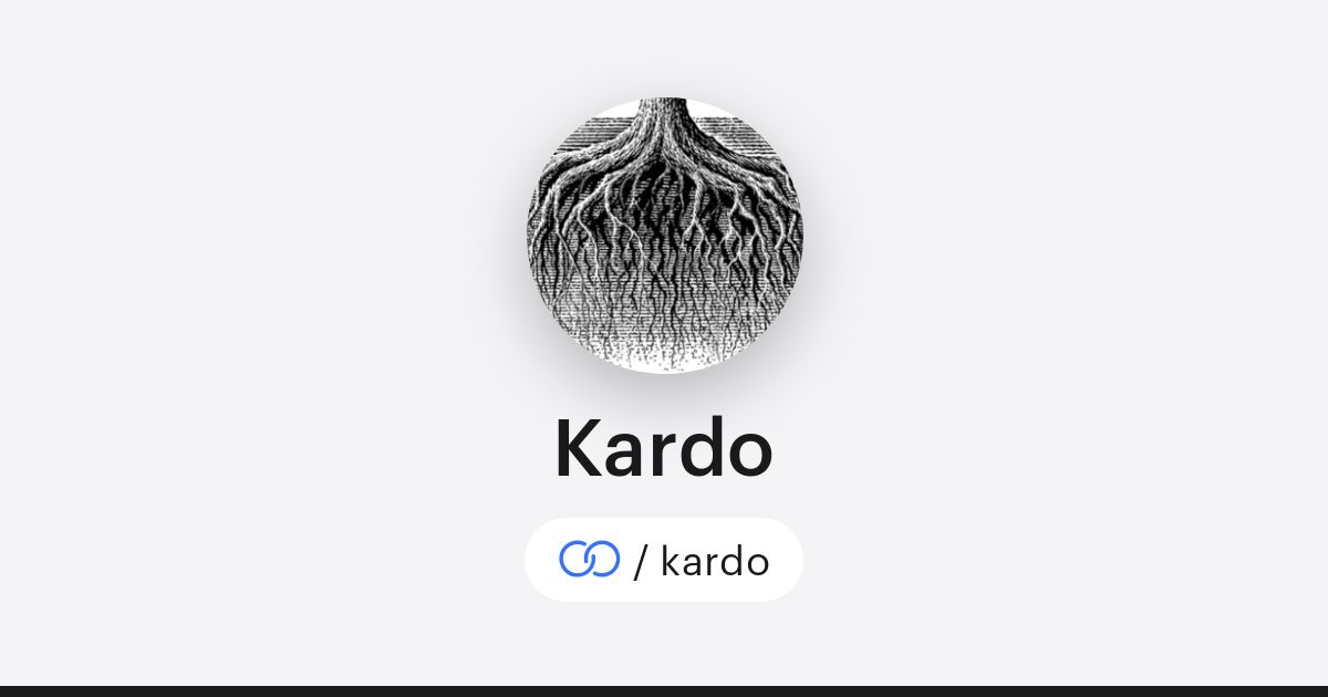 Kardo (/kardo) · solo.to