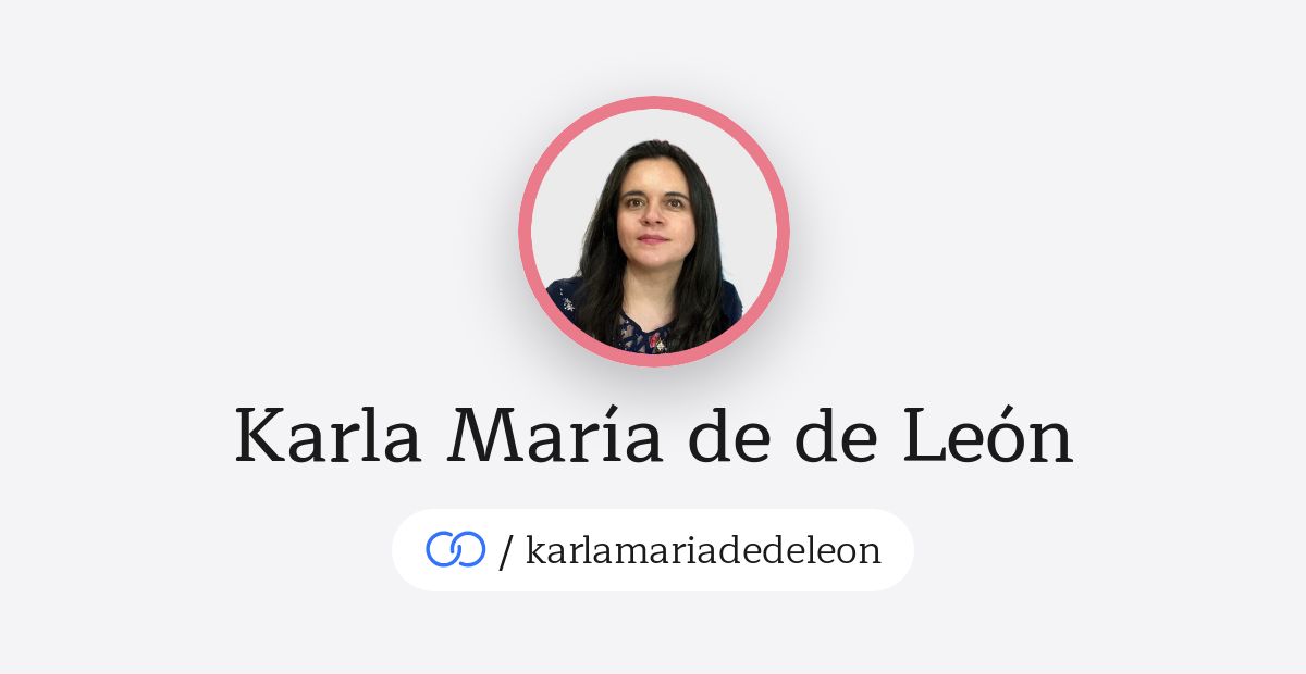 Karla María de de León (/karlamariadedeleon) · solo.to