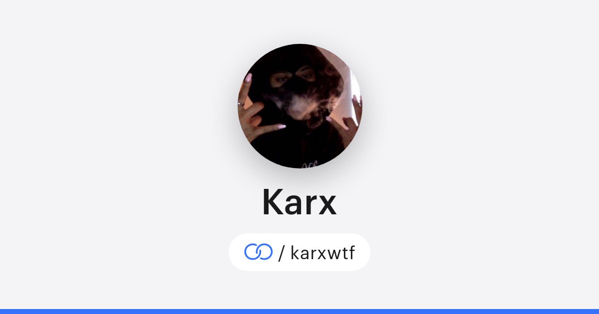Karx (/karxwtf) · solo.to