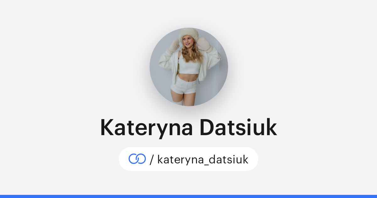 Kateryna Datsiuk (/kateryna_datsiuk) · solo.to