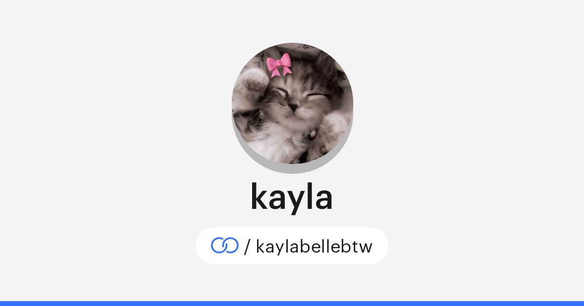 kayla (/kaylabellebtw) · solo.to