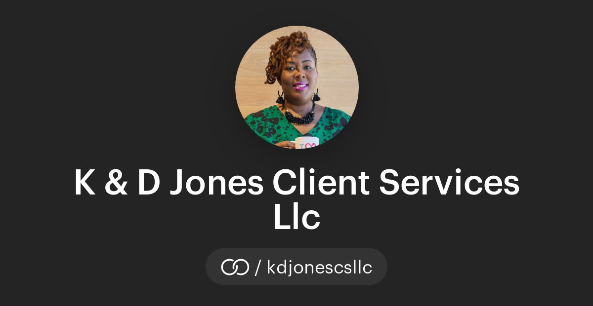 K & D Jones Client Services Llc (/kdjonescsllc) · solo.to