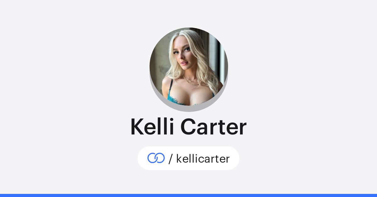 Kelli Carter (/kellicarter) · solo.to