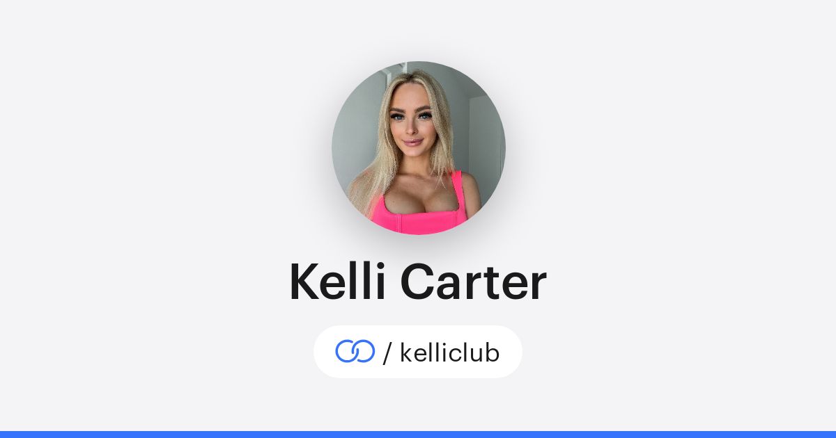 Kelli Carter (/kelliclub) · solo.to
