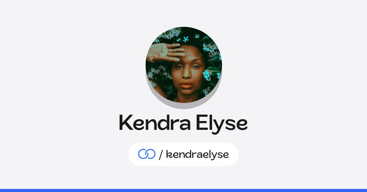 Kendra Elyse (/kendraelyse) · solo.to