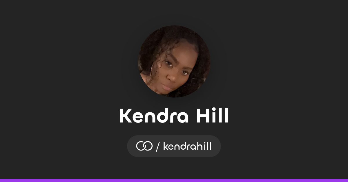 Kendra Hill (/kendrahill) · solo.to
