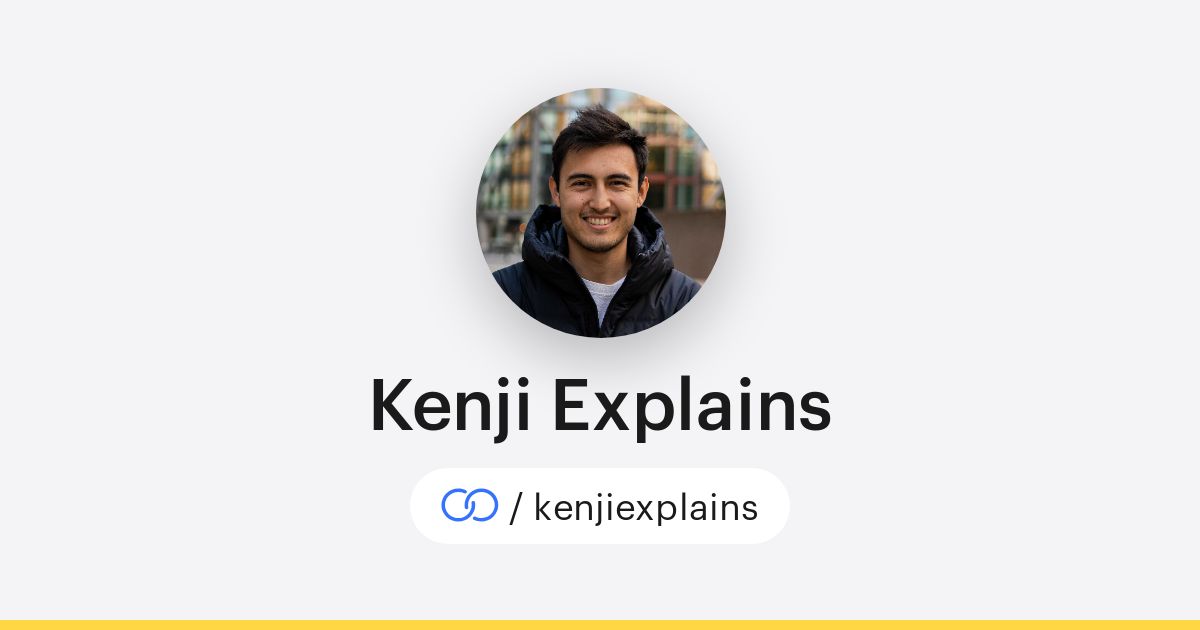 Kenji Explains (/kenjiexplains) · solo.to