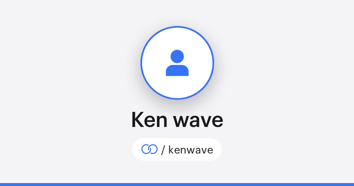 Ken wave (/kenwave) · solo.to
