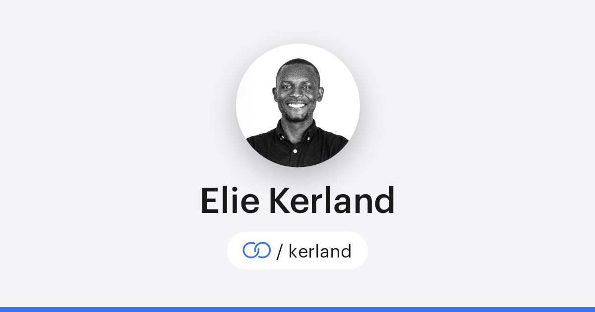 Elie Kerland (/kerland) · solo.to