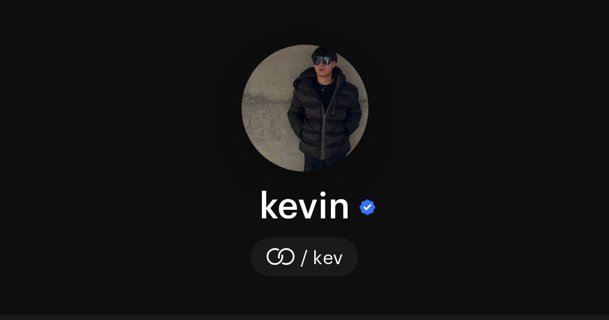 kevin (/kev) · solo.to