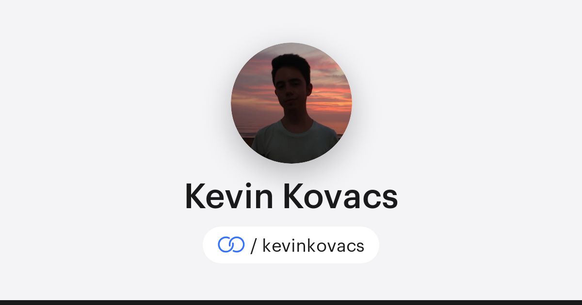Kevin Kovacs (/kevinkovacs) · solo.to