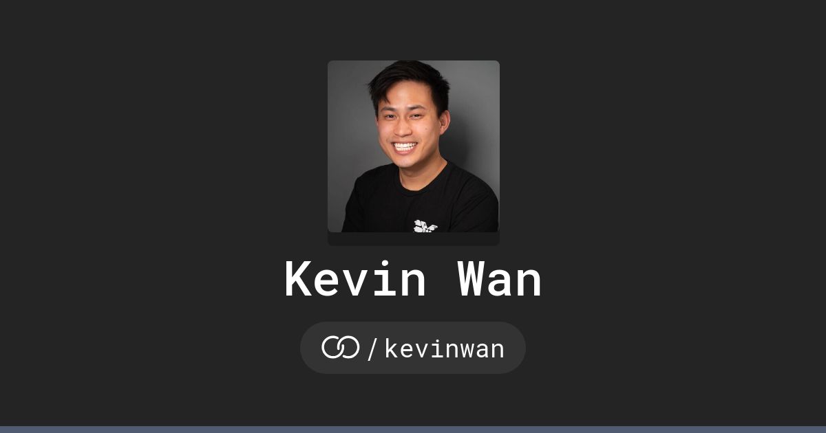 Kevin Wan (/kevinwan) · solo.to