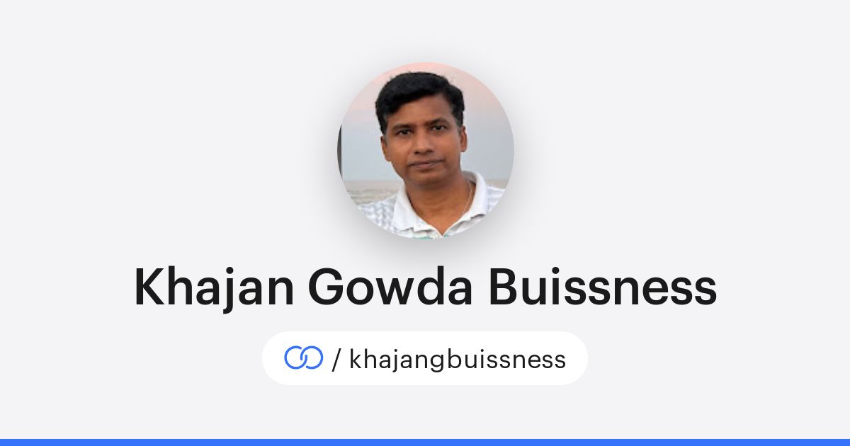Khajan Gowda Buissness (/khajangbuissness) · solo.to