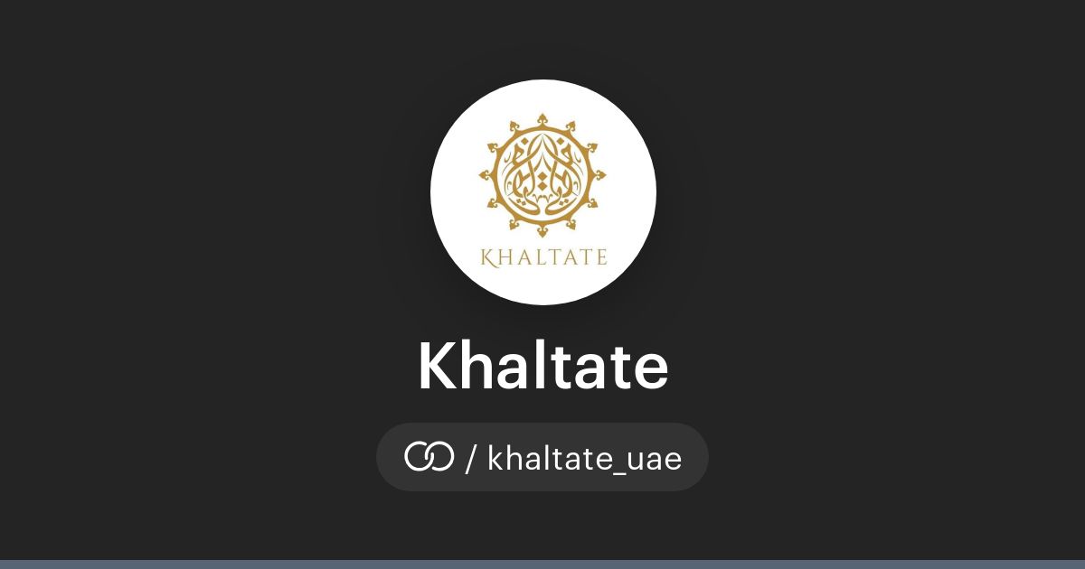 Khaltate (/khaltate_uae) · solo.to