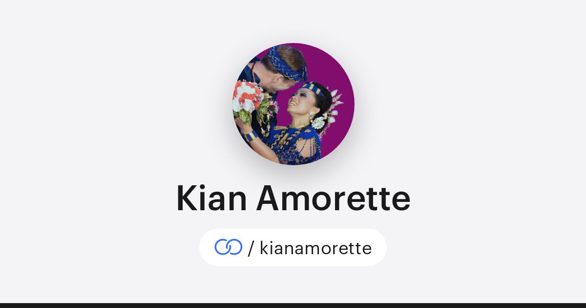 Kian Amorette (/kianamorette) · solo.to