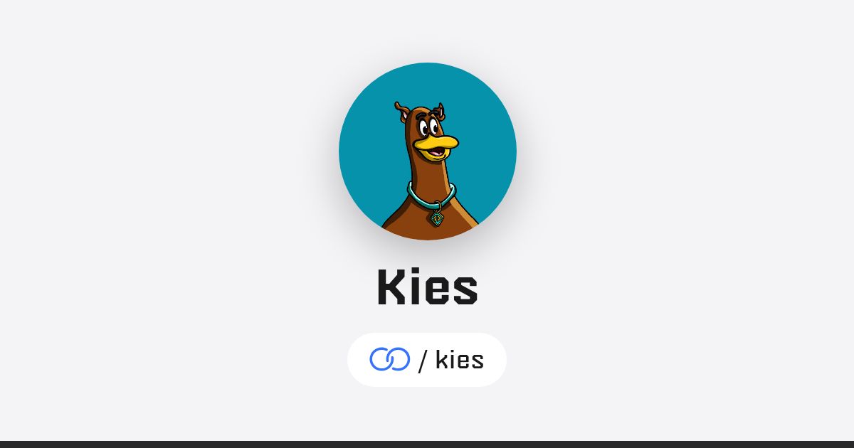 Kies (/kies) · solo.to