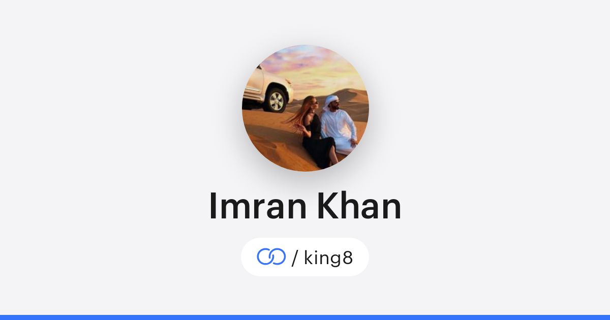 Imran Khan (/king8) · solo.to