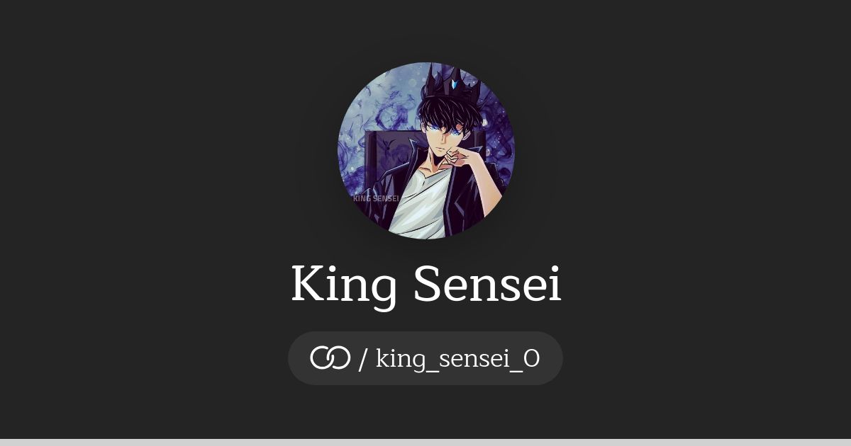 King Sensei (/king_sensei_0) · solo.to