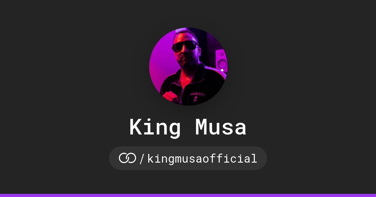 King Musa (/kingmusaofficial) · solo.to