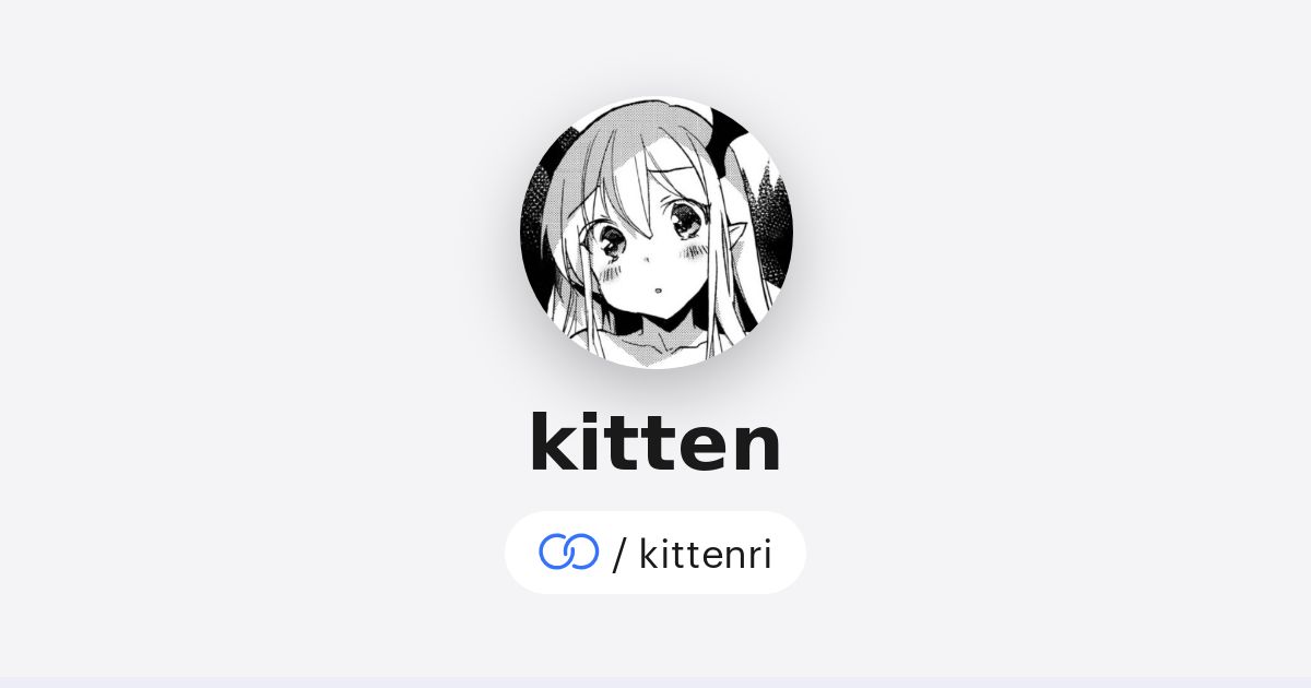 𝗸𝗶𝘁𝘁𝗲𝗻 (/kittenri) · solo.to