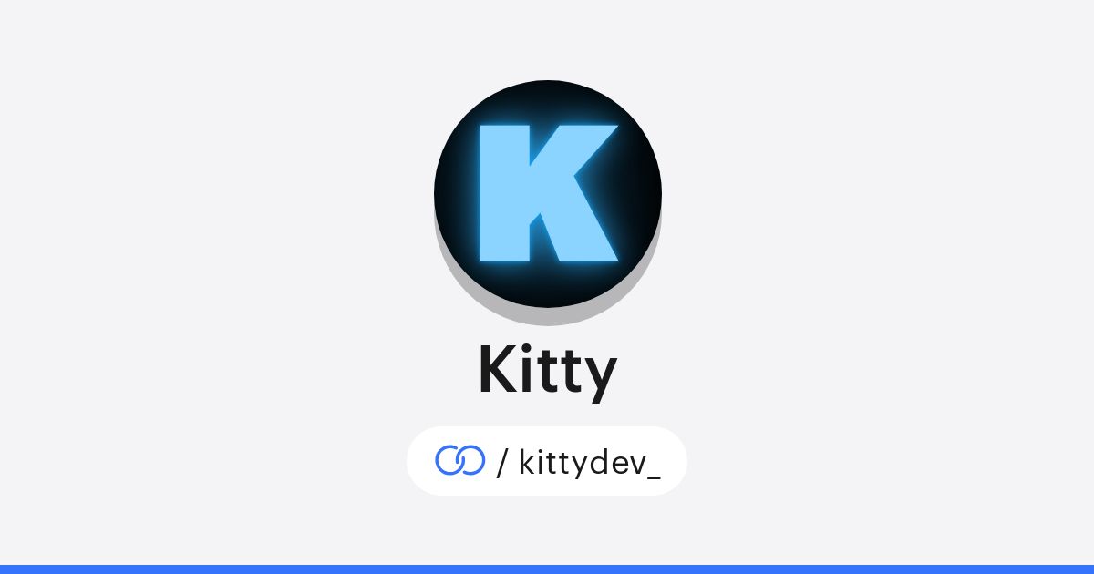 Kitty (/kittydev_) · solo.to