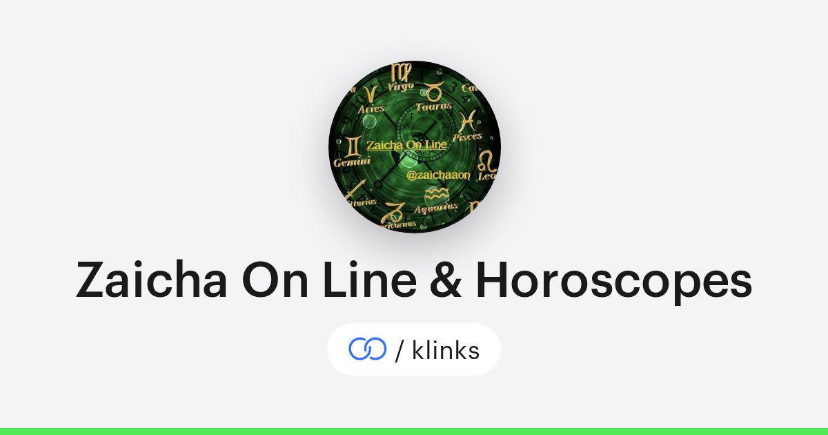 Zaicha On Line & Horoscopes (/klinks) · solo.to