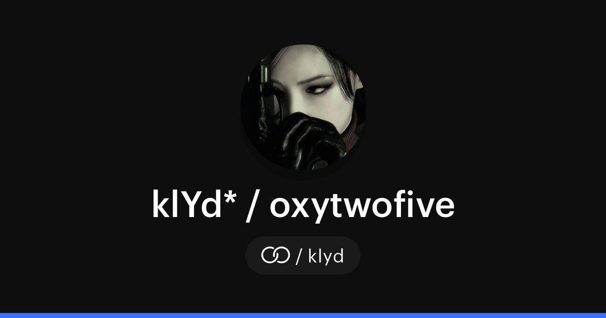 klYd* / oxytwofive (/klyd) · solo.to