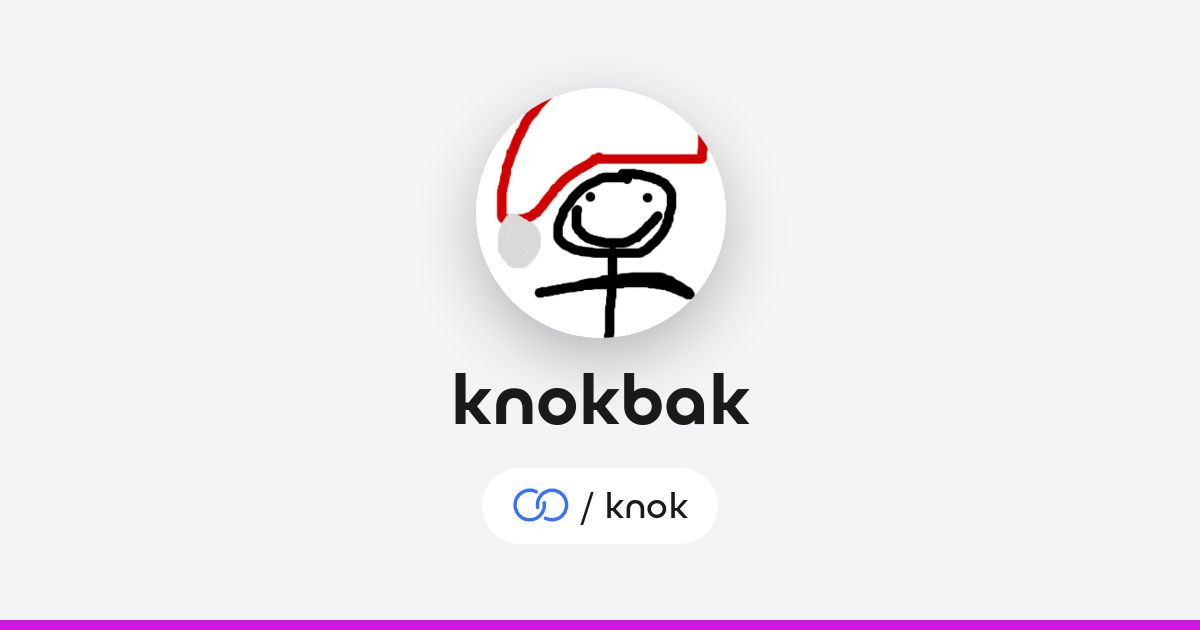knokbak (/knok) · solo.to