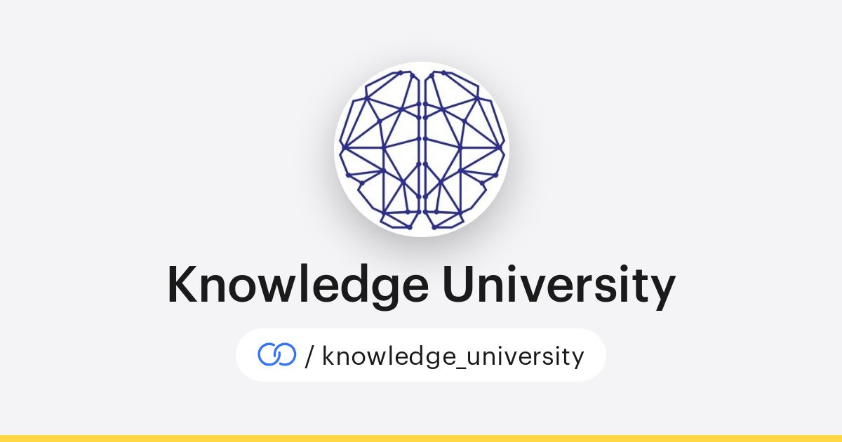 Knowledge University (/knowledge_university) · solo.to