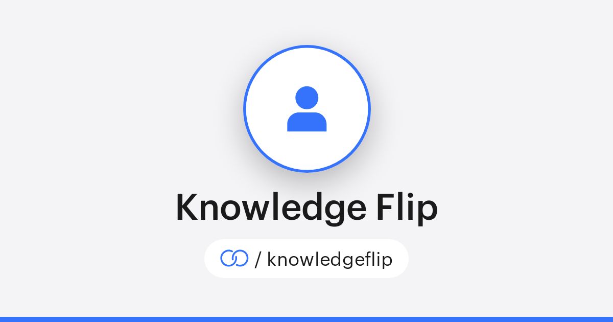 Knowledge Flip (/knowledgeflip) · solo.to