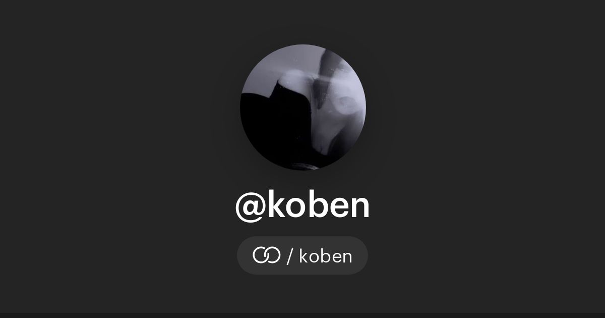 @koben (/koben) · solo.to