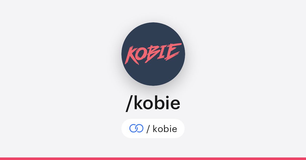 /kobie · solo.to
