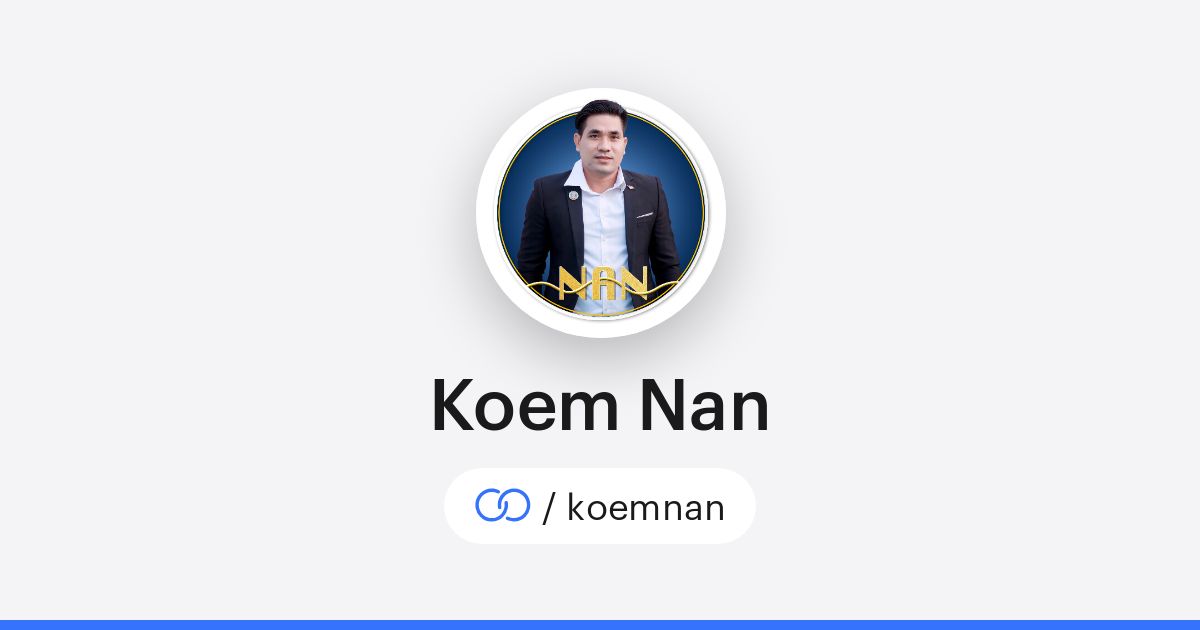 Koem Nan (/koemnan) · solo.to