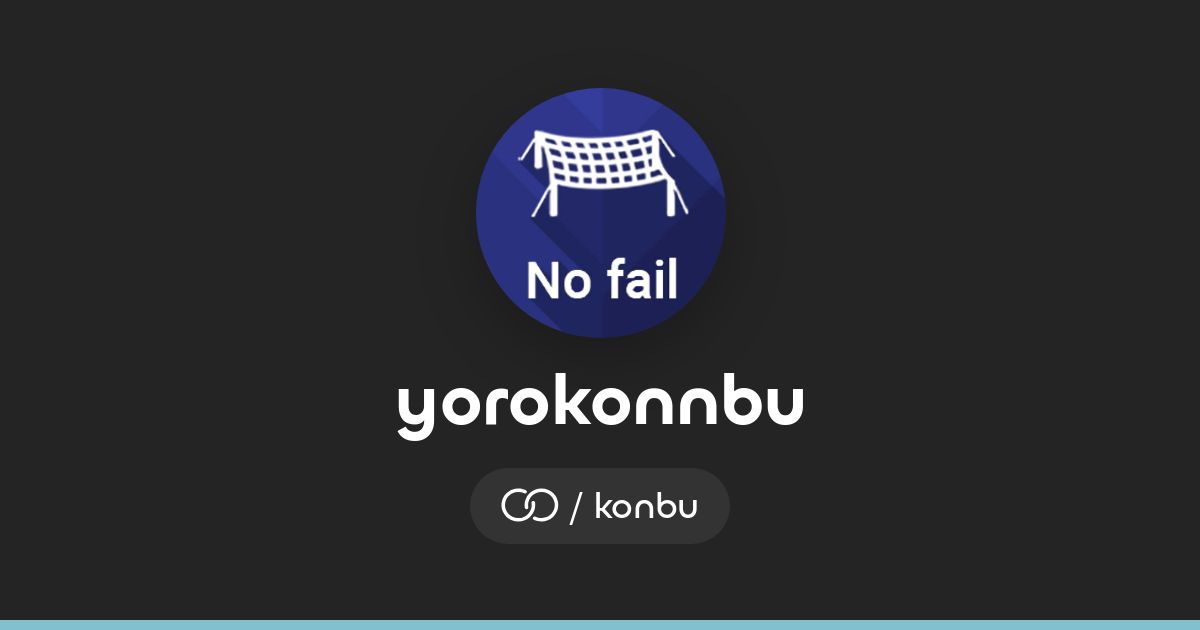 yorokonnbu (/konbu) · solo.to
